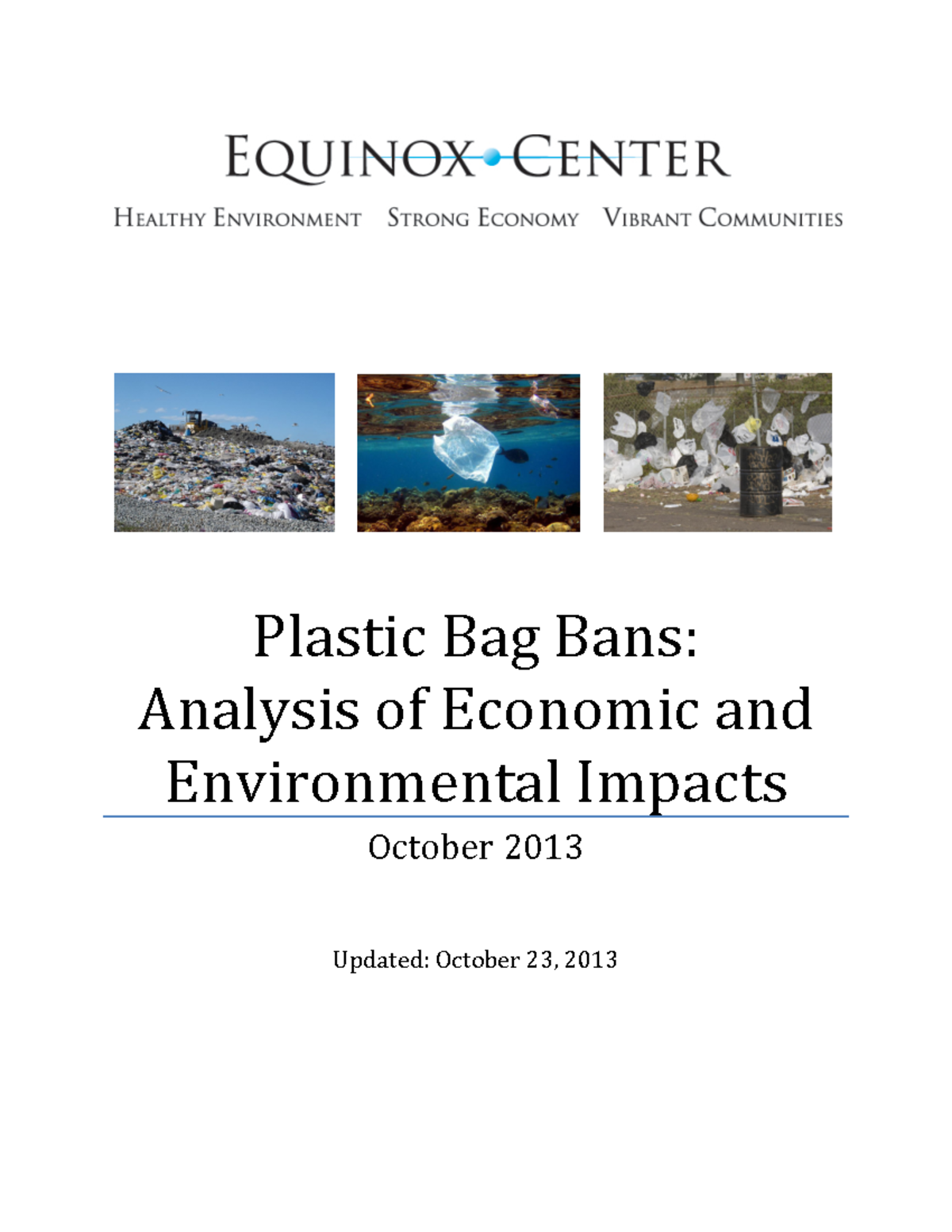 Plastic Bag Ban Web Version 10 22 13 CK - Plastic Bag Bans: Analysis of ...