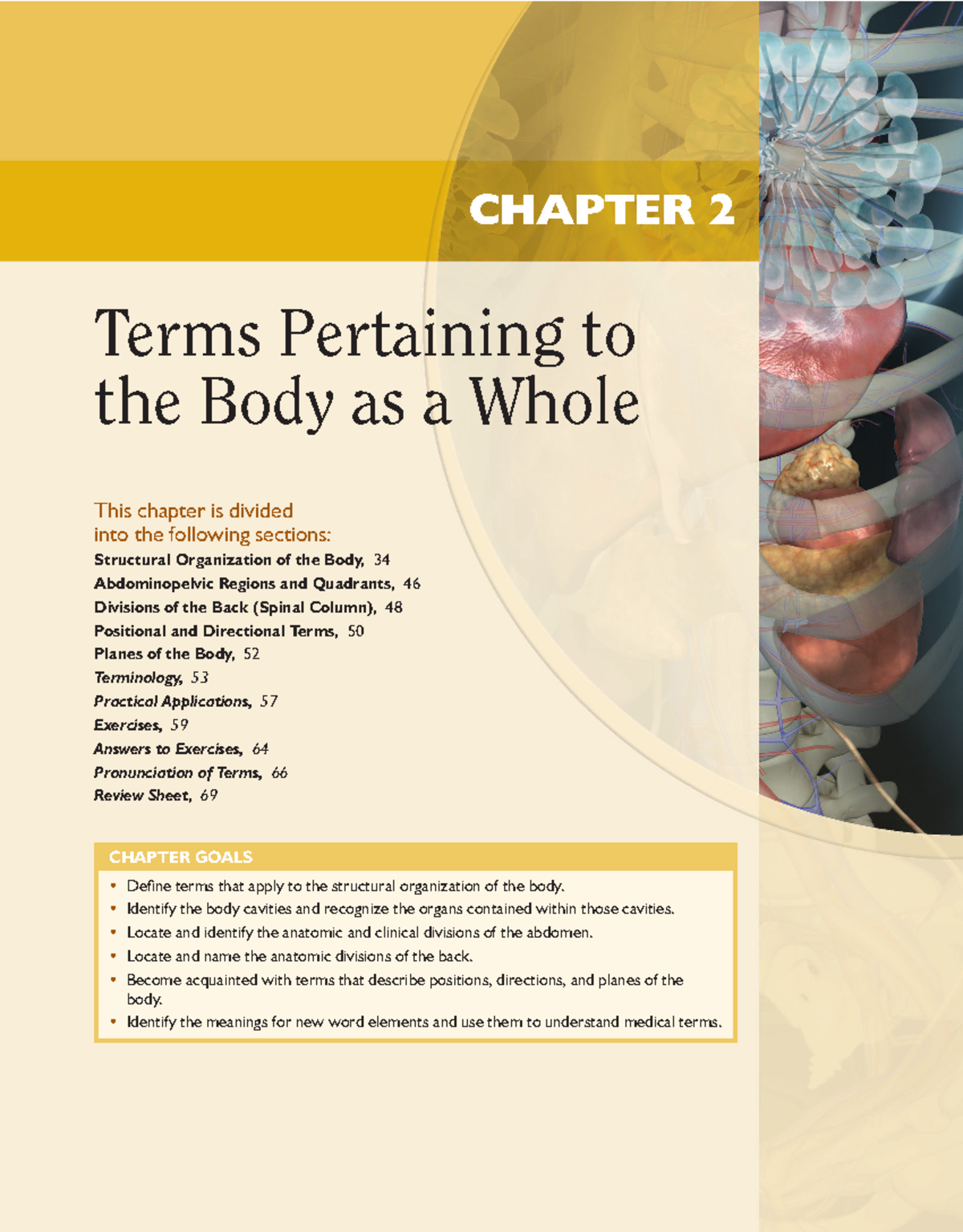 Chapter 2-The Language of Medicine - CHAPTER 2 Terms Pertaining to the ...