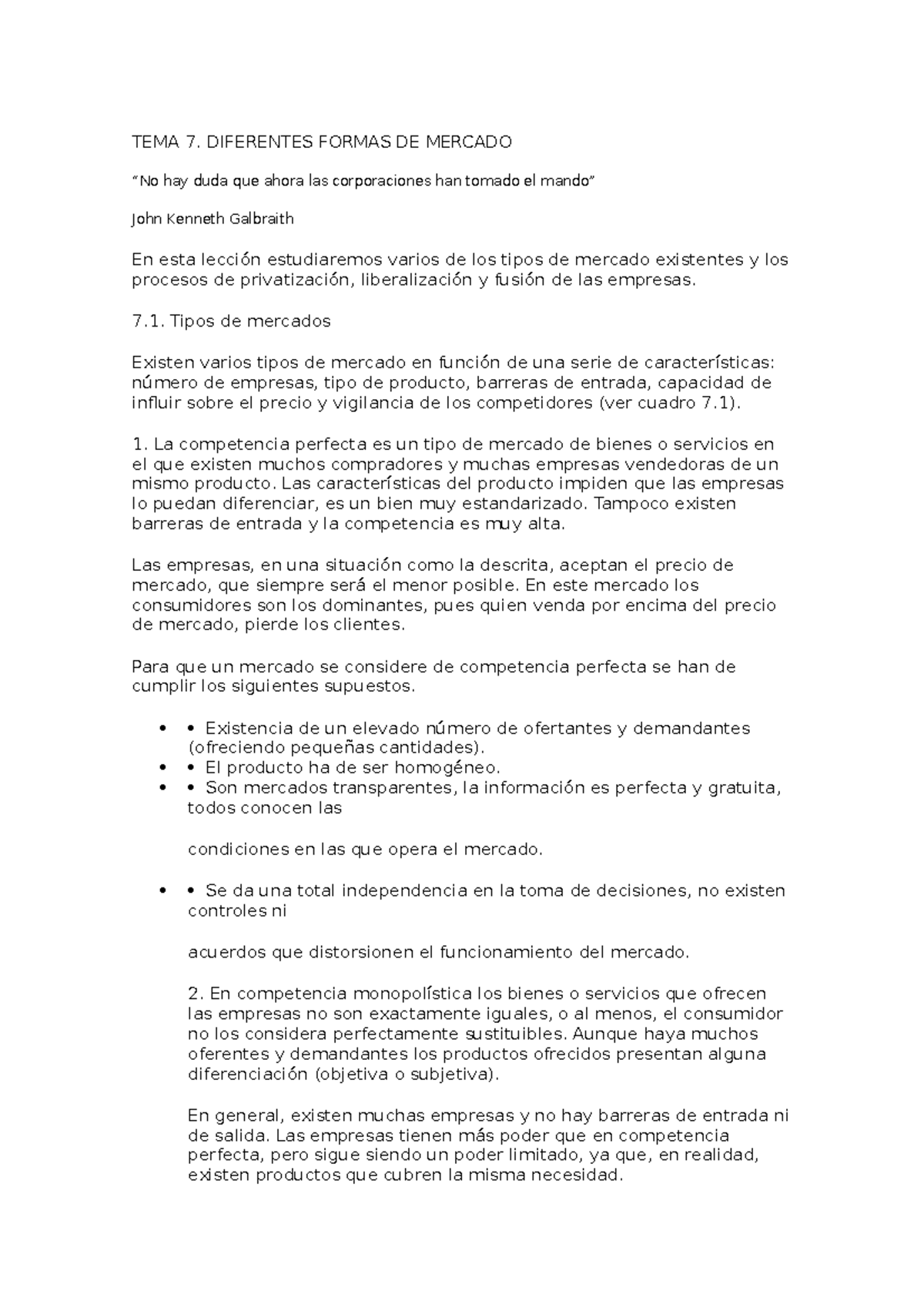 Maria Isabel Oliver Belmonte Introducción Economía Apuntes 8 - TEMA 7 ...