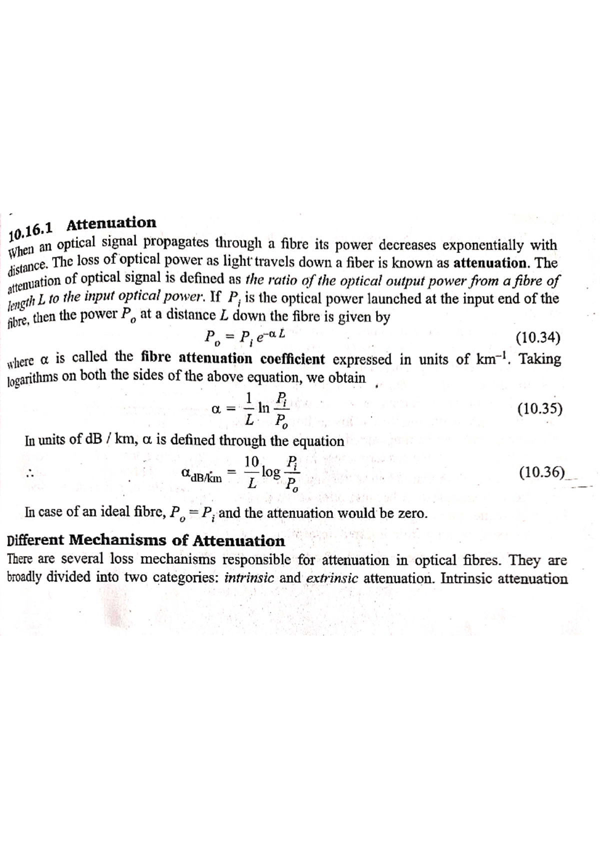 Attenuation - physics - computer science engineering - Studocu