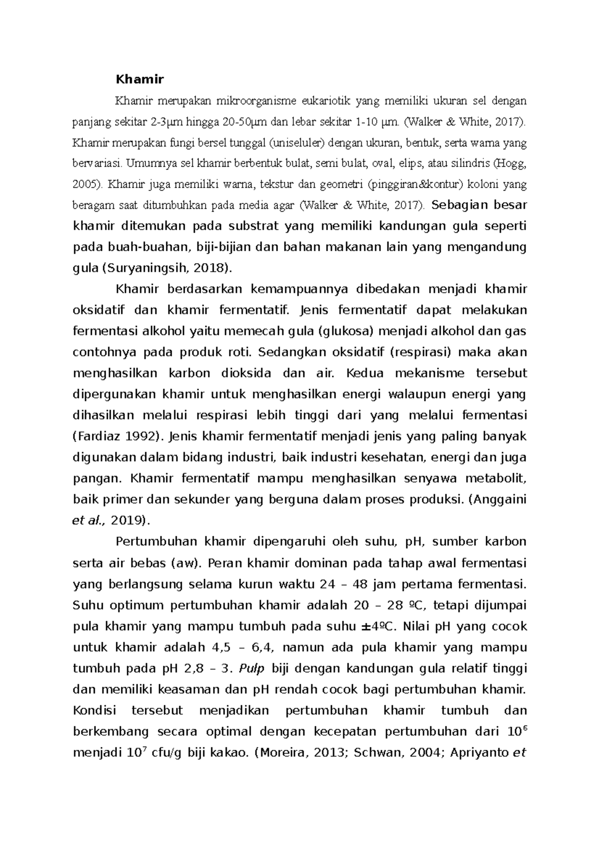 Khamir - Apa yang dimaksud yeast? Yeast merupakan mikroorganisme yang ...