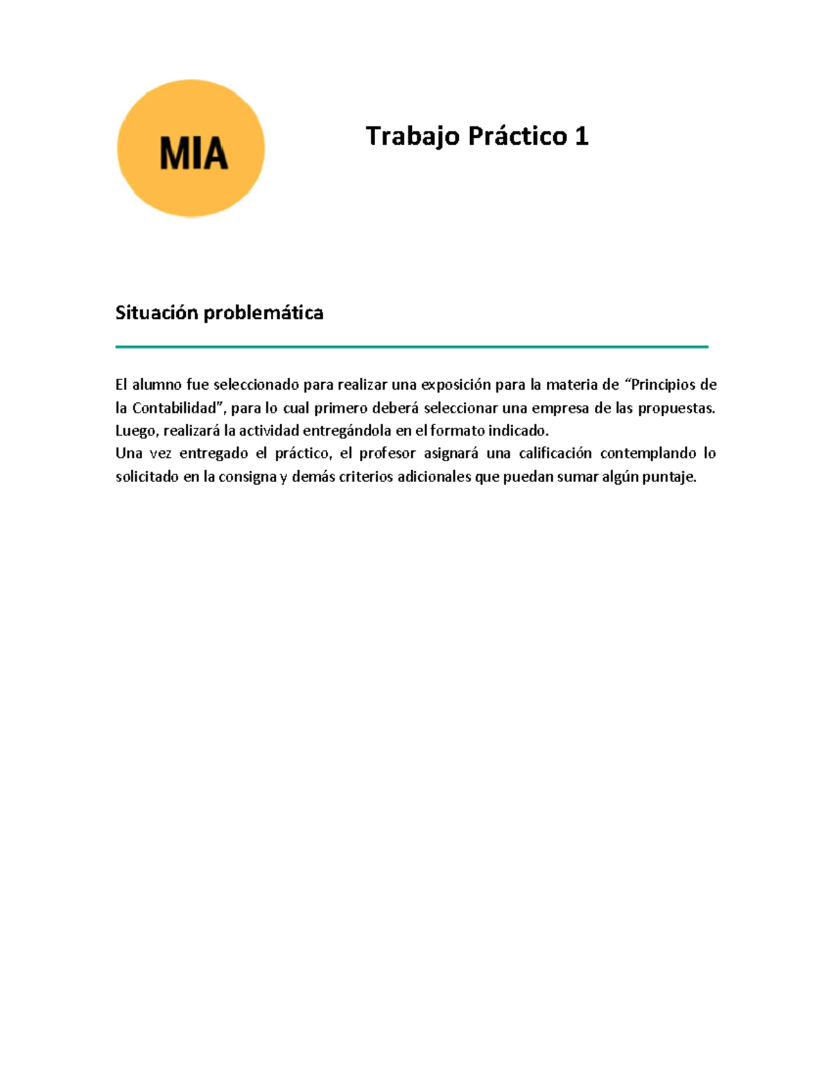 TP1 - Situación problematica - Contabilidad para administradores ...
