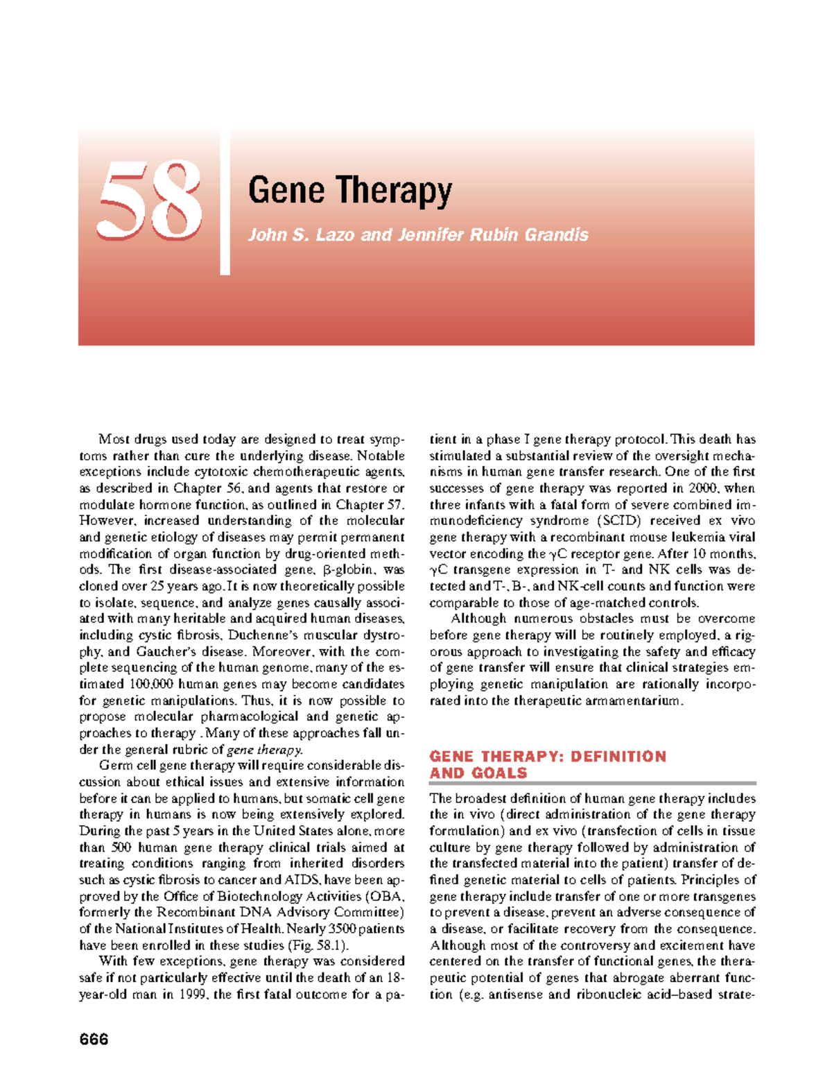 Ch58 - Pharmacology - 666 Most drugs used today are designed to treat ...