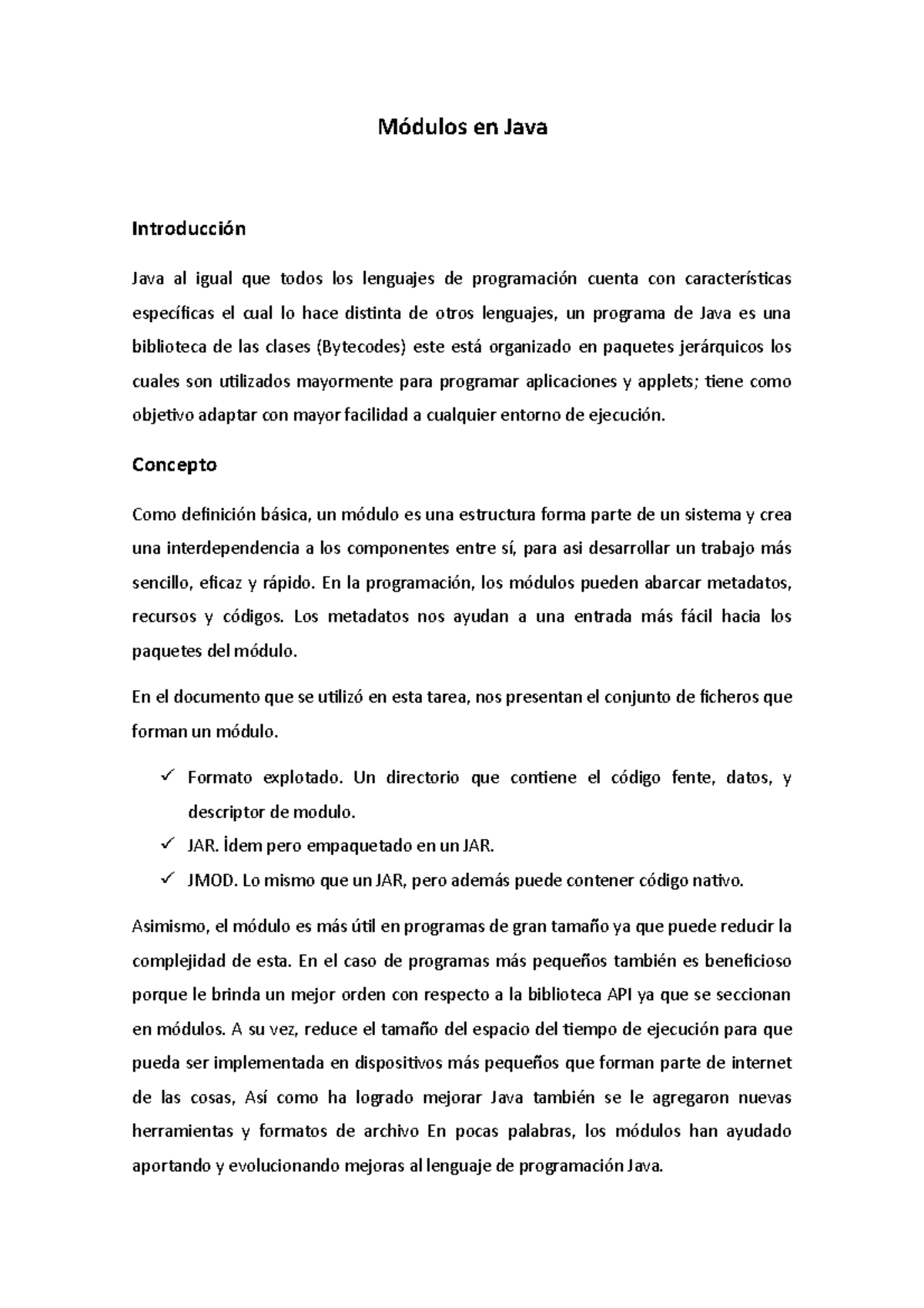 Módulos en Java - gvhbjnkmlunybjhvgcf - Módulos en Java Introducción ...
