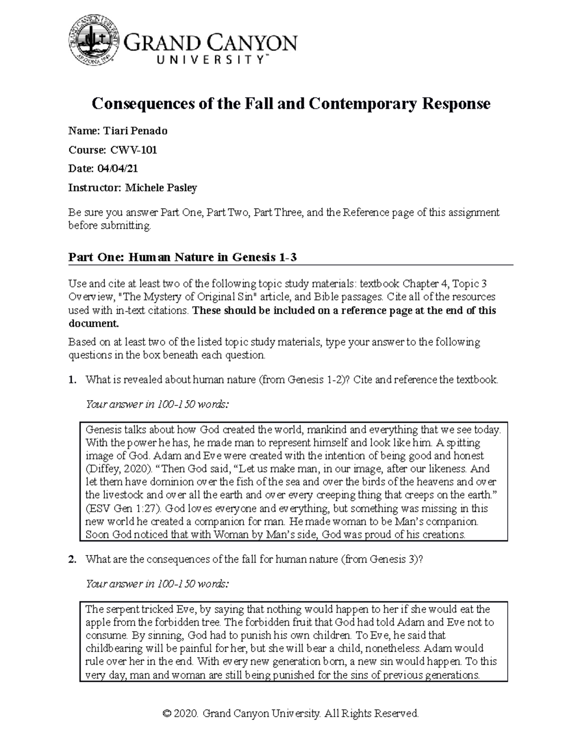 CWV 101 301 RS T3Conseq Of The Fall Contemporary Response Online ...