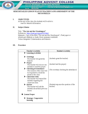 Olive 7slessonplan - lesson plan - 7E’s SEMI-DETAILED LESSON PLAN ...