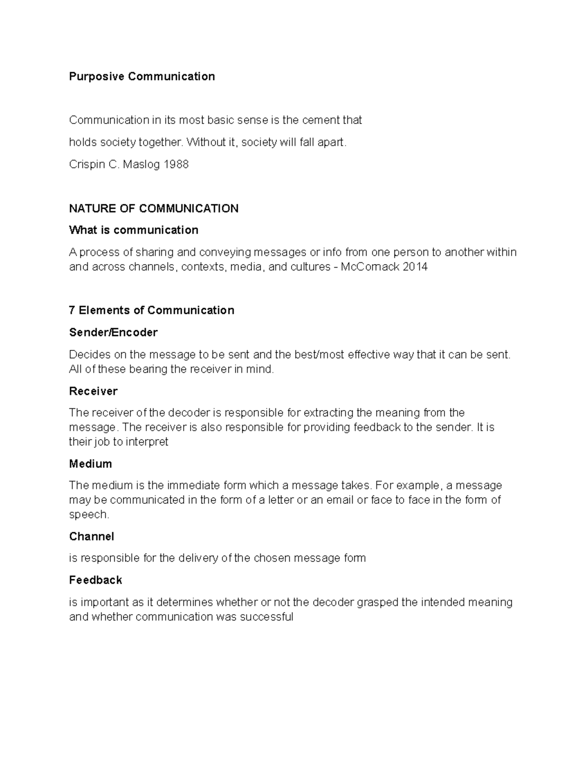 Purposive-Communication Prelims - Purposive Communication Communication ...