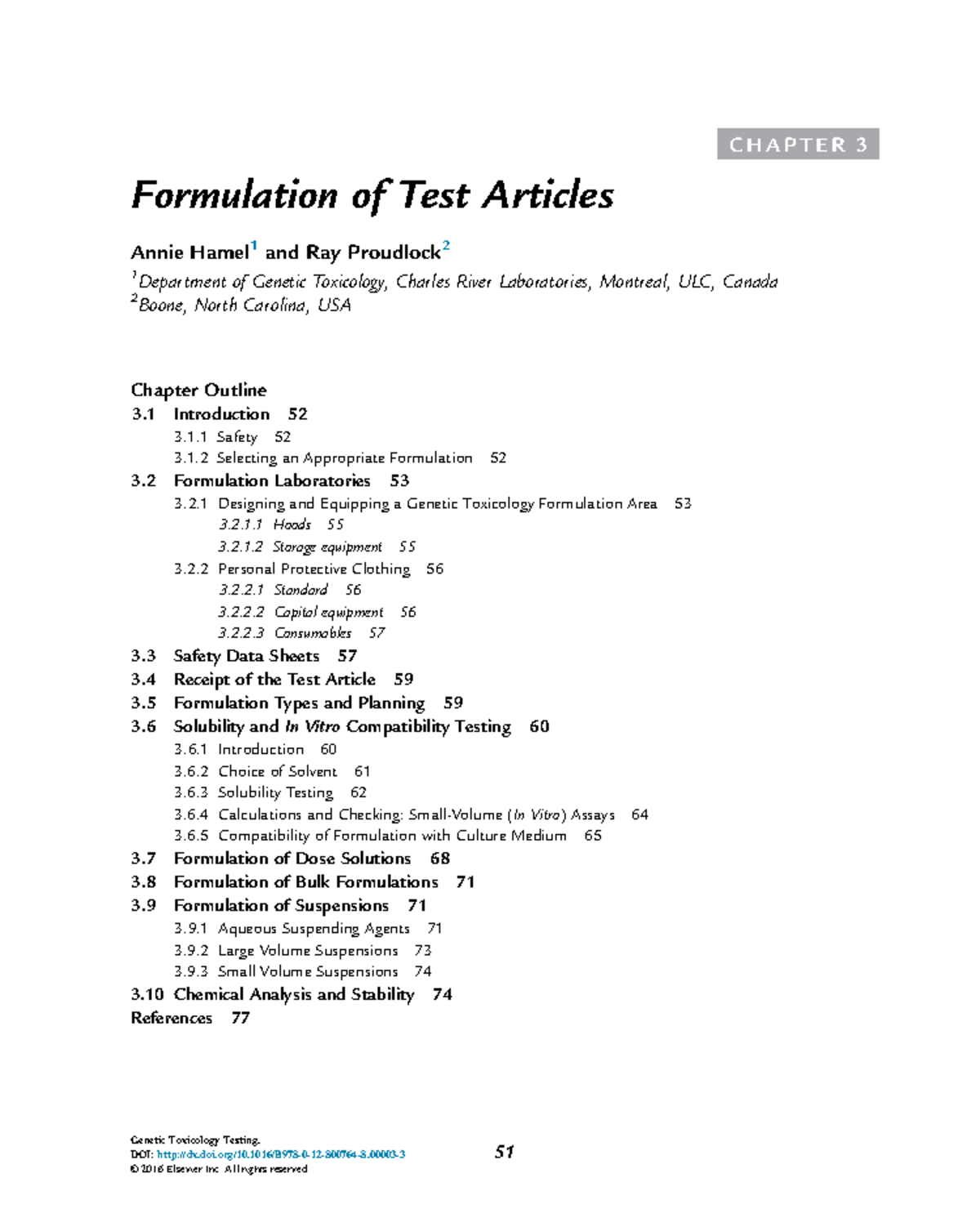 Formulation of test articles - Formulation of Test Articles 1 ...