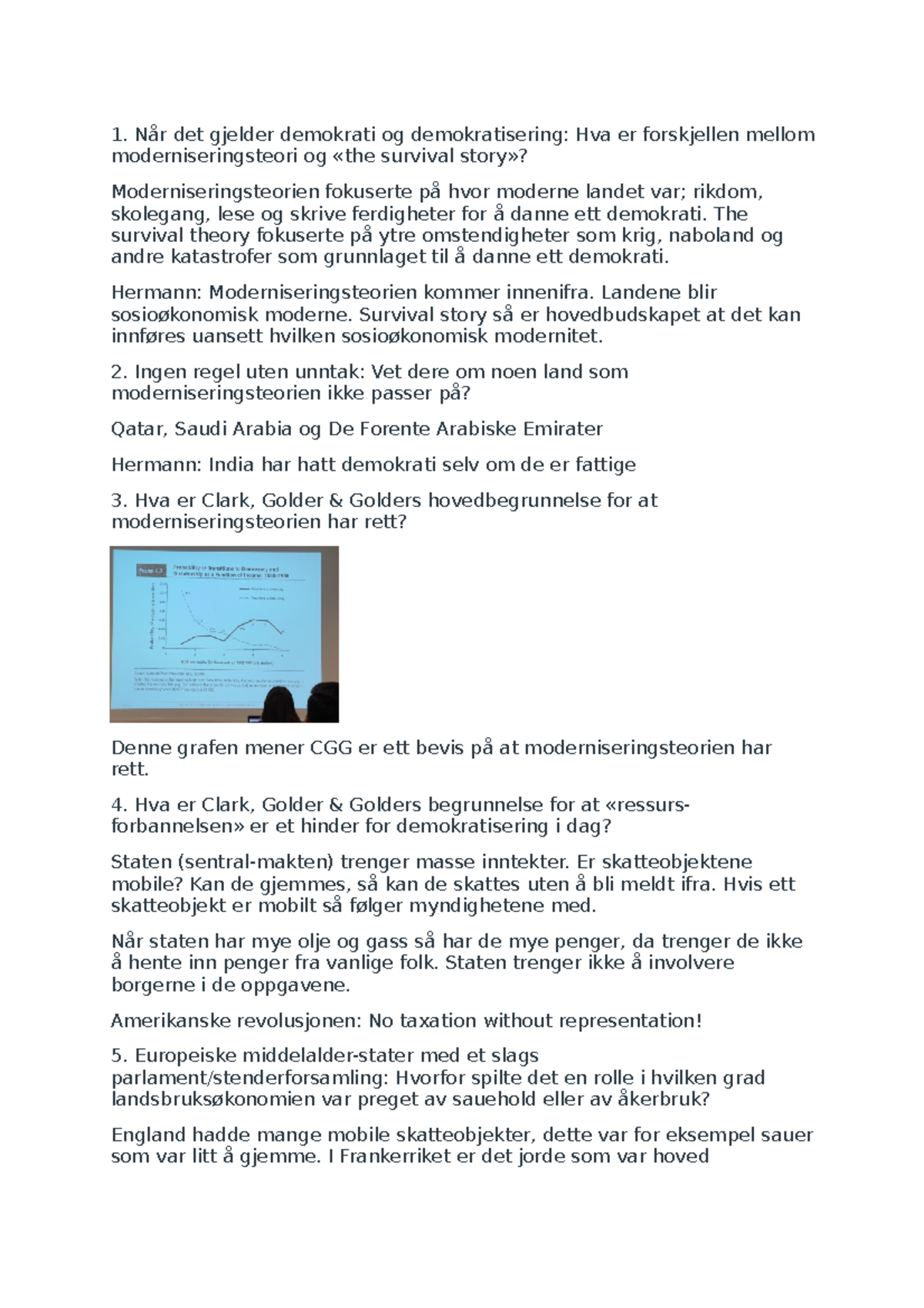 Demokratiseringsbølger - Når det gjelder demokrati og demokratisering ...