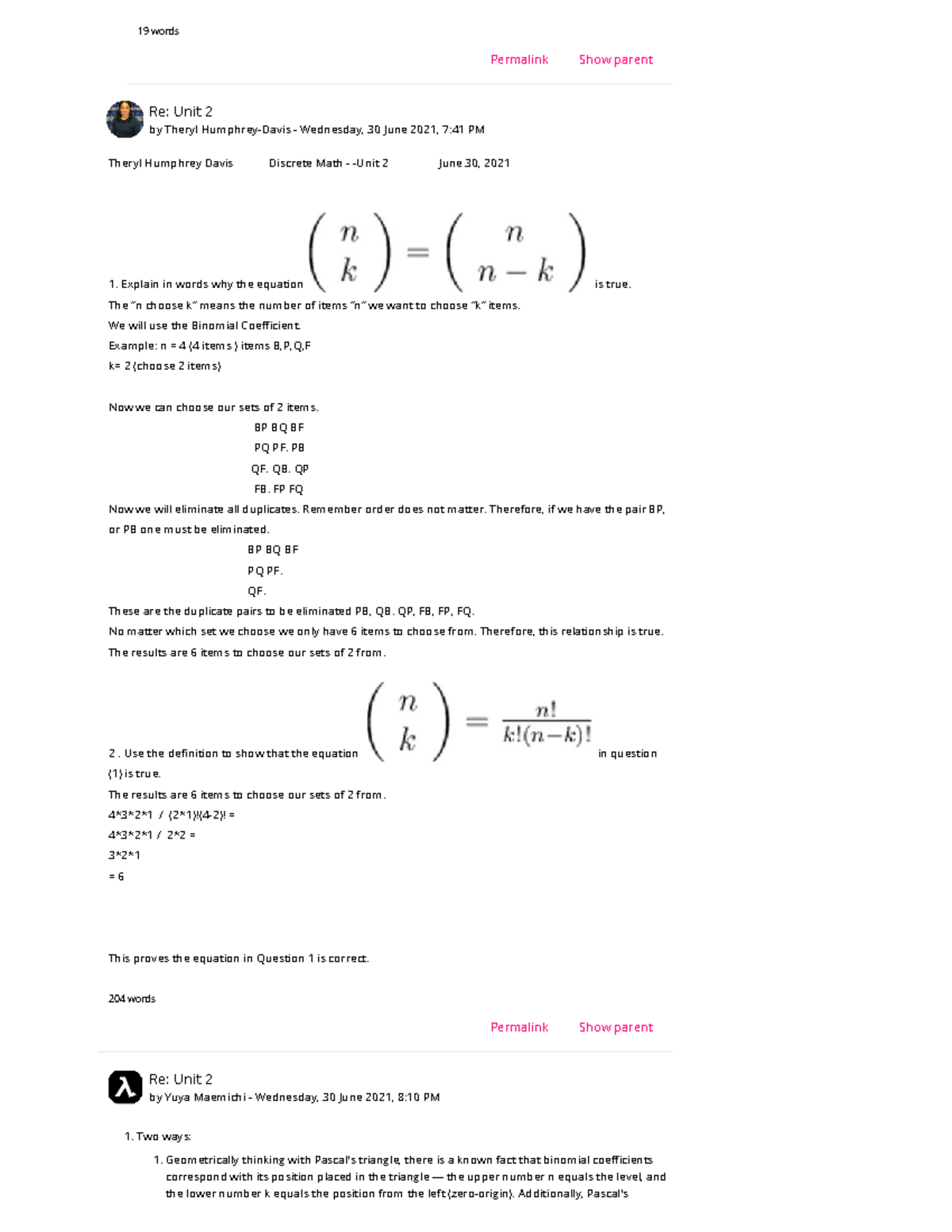 MATH 1302 - Unit 2 11 - MATH 1302 DISCRETE MATHEMATICS - 19 words ...