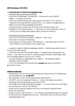 ZPO I + II Skript - Zusammenfassung ZPO III - Erkenntnisverfahren 2 ...