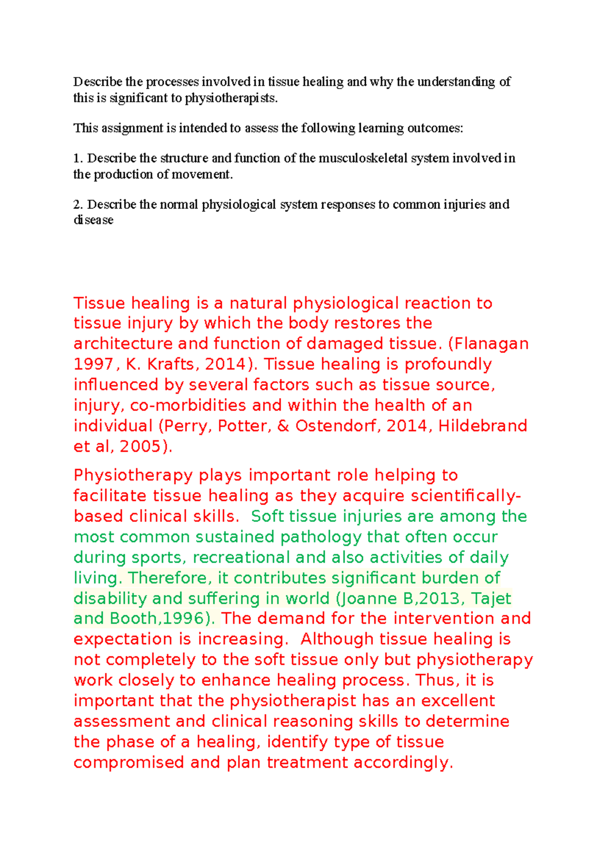 Respiratory collateral ventilation - ####### Describe the processes ...