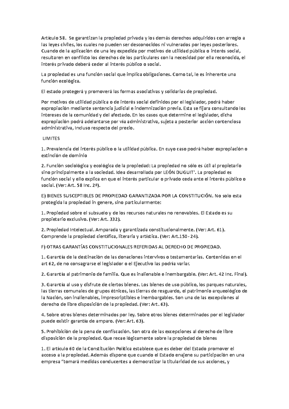Artículo 58 - información relacionada articulo 58 - Artículo 58. Se ...