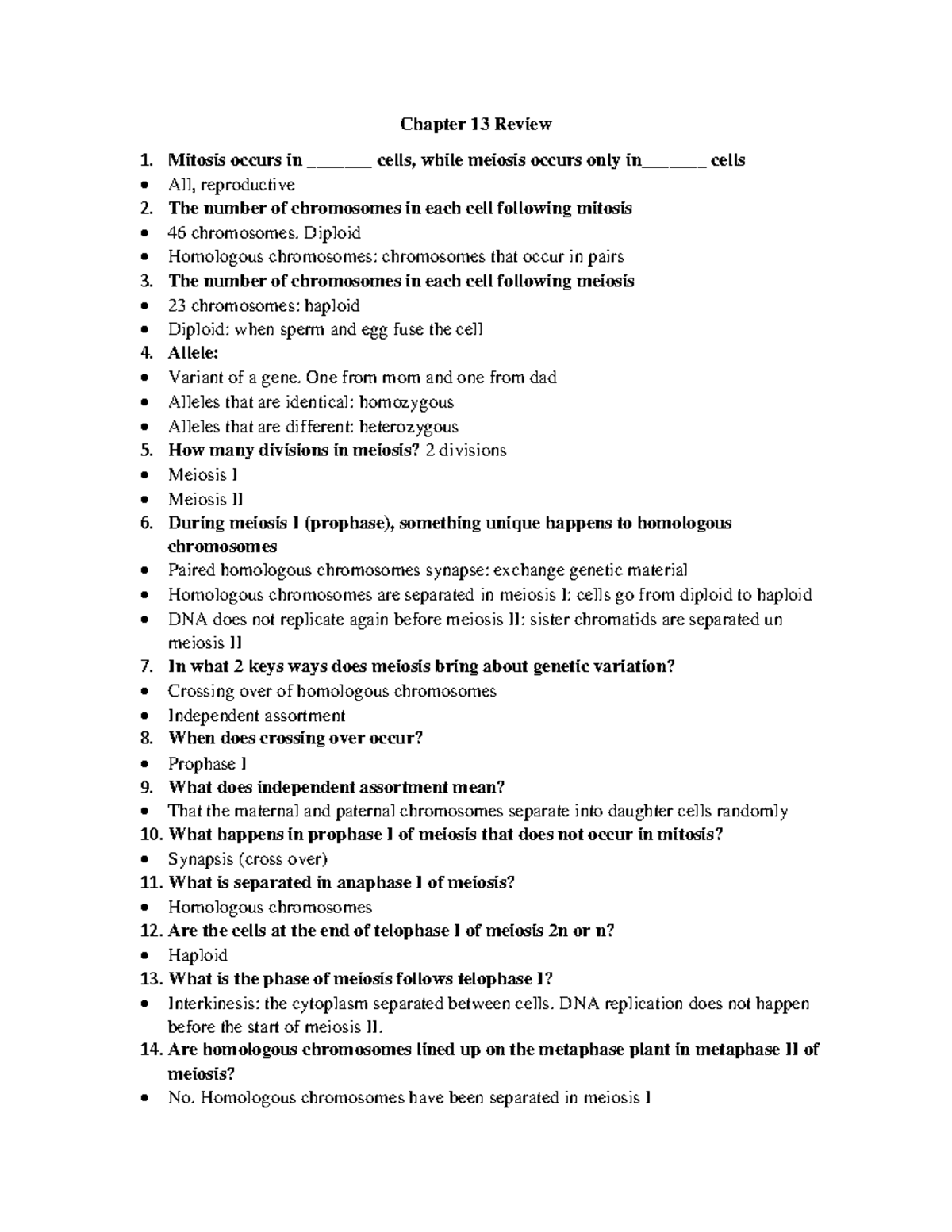 Document 132 - Chapter 13 Review - Chapter 13 Review 1. • 2. • • 3 ...
