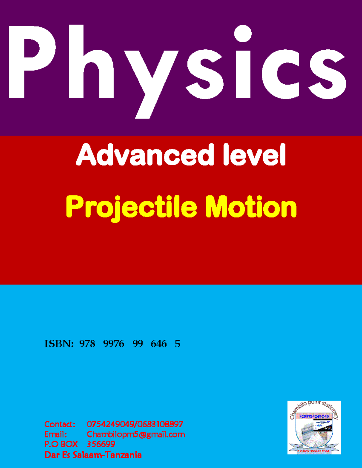 Projectile motion - Summary - First printed on march 2020 1 UP - CE ...