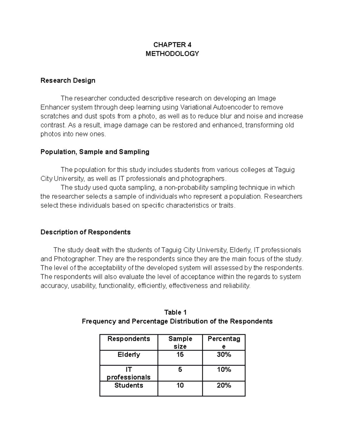 Chapter-4-Methodology - CHAPTER 4 METHODOLOGY Research Design The ...