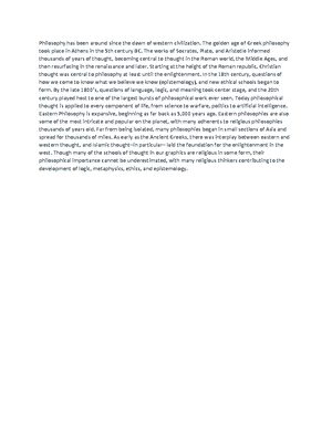 Aristotle Notes - Aristotle is a towering figure in ancient Greek ...