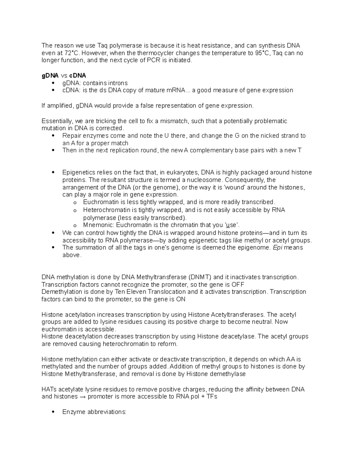 Bio 1002 concepts - Biology 1002 final review notes - The reason we use ...