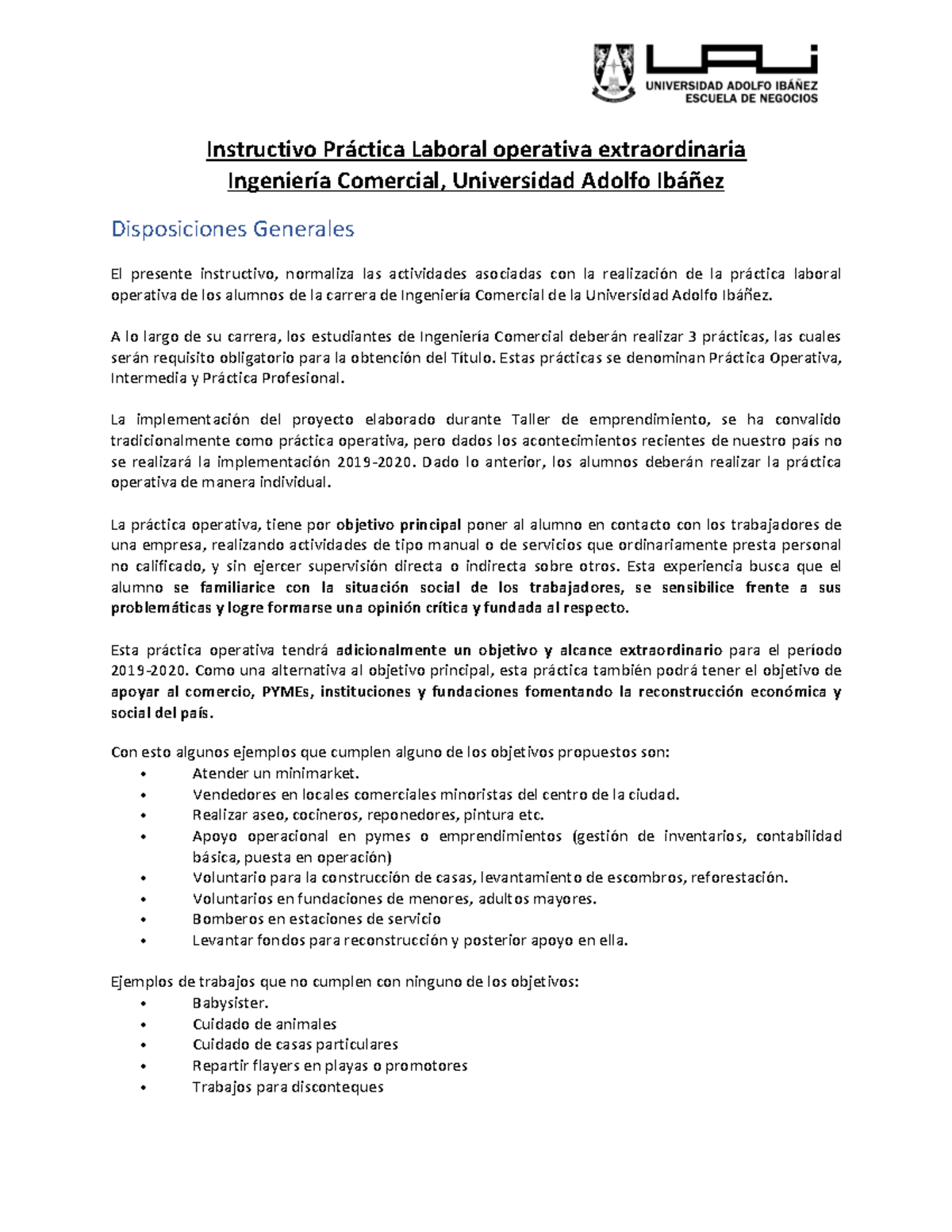 Operativa 2019 + Guia - Instructivo Práctica Laboral operativa ...