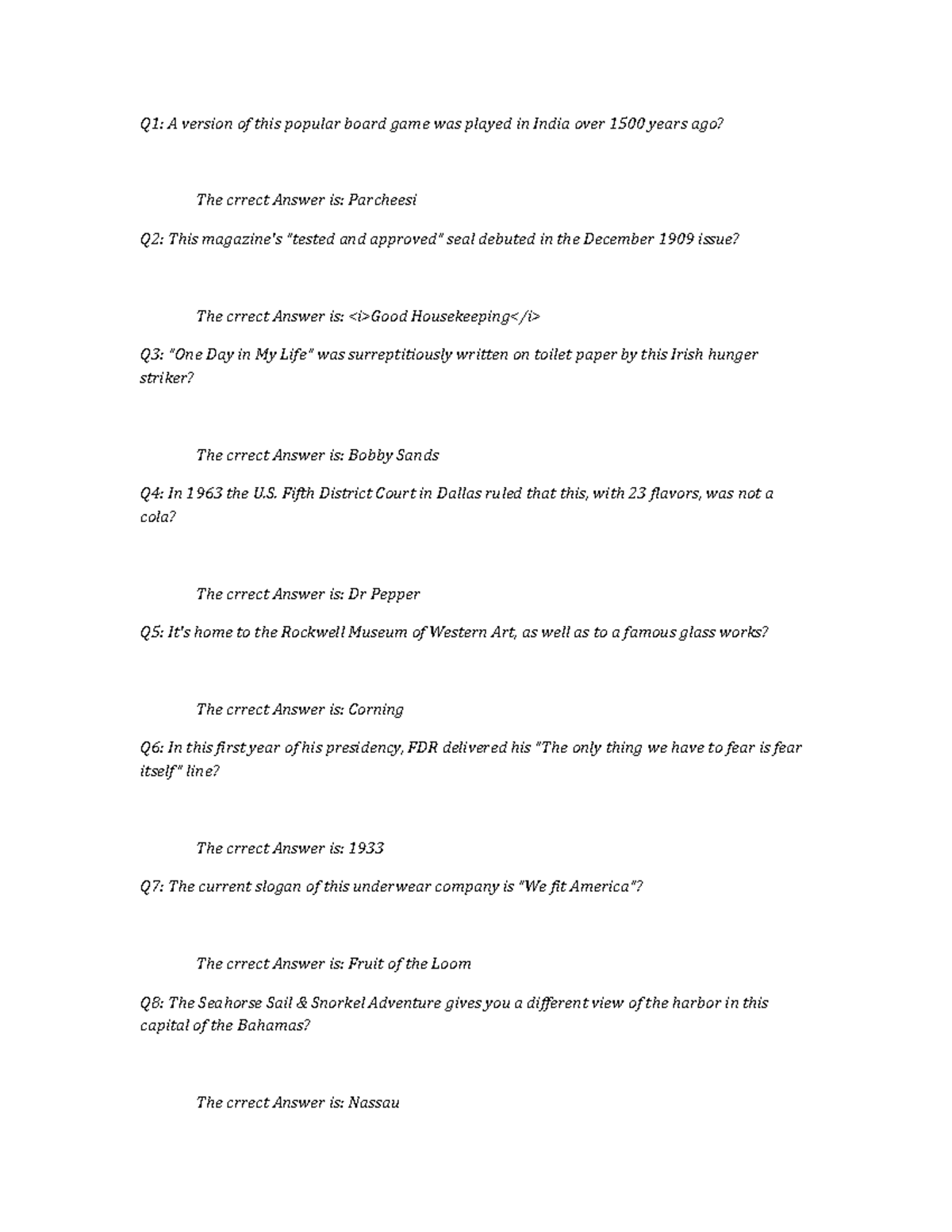 5 Answer for WEJZ - JJHHJ - Q1: A version of this popular board game ...