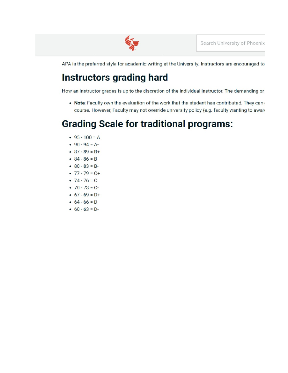 Grading Scale - Studocu