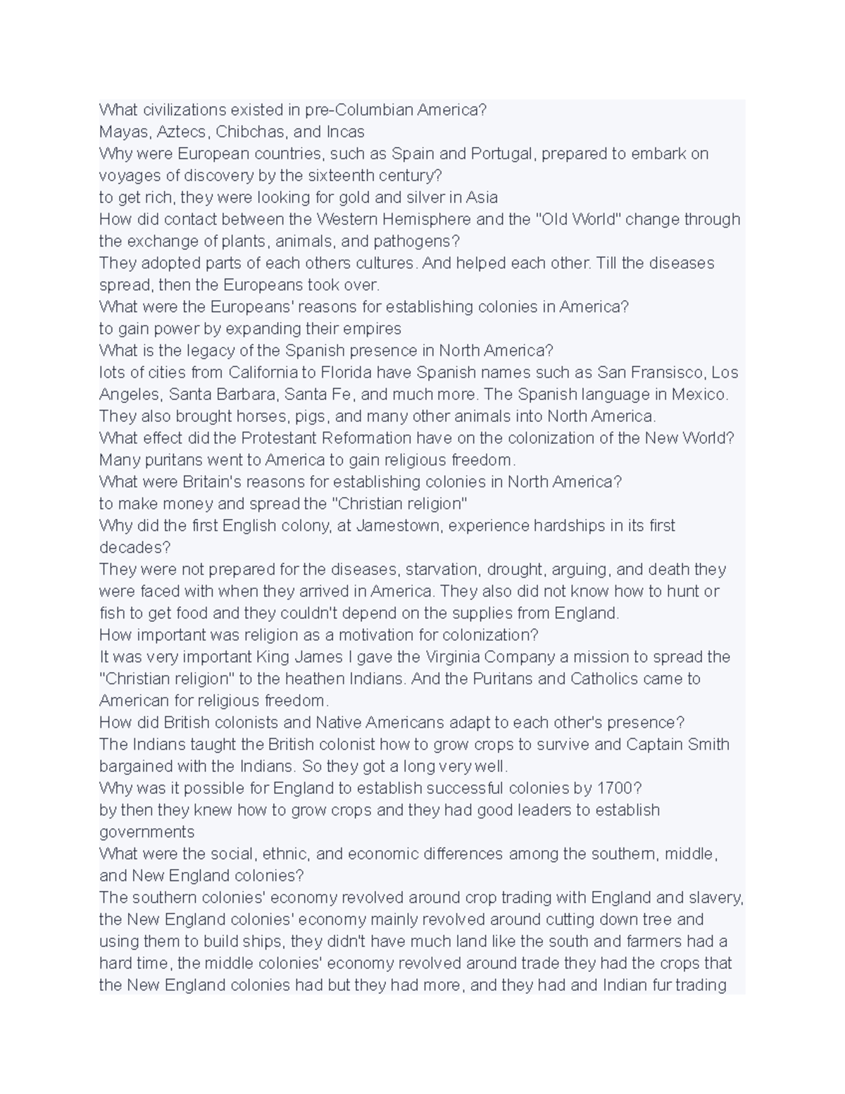 Hist 2610 exams - notes for American history course with professor ...