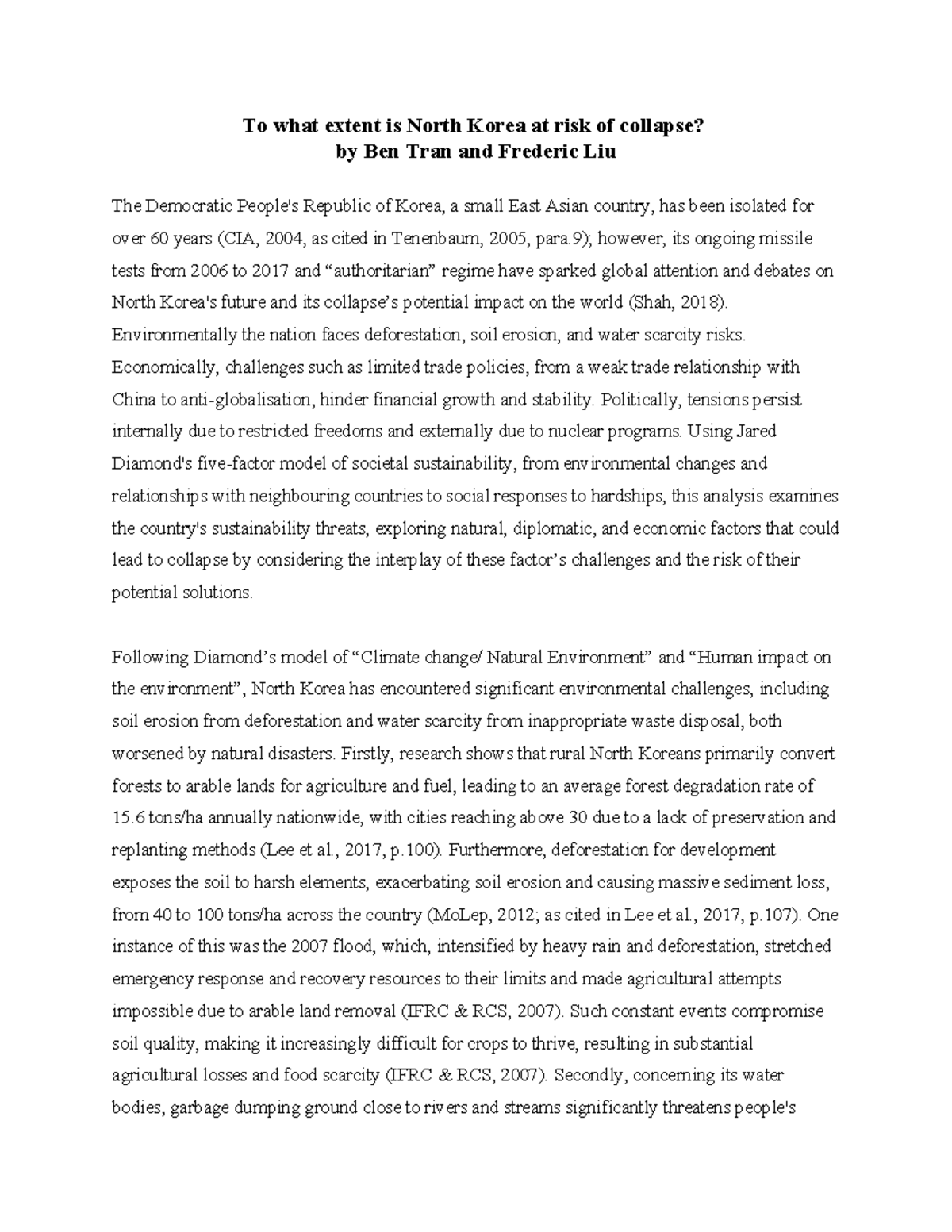 Ref - Analytic, Argumentative 2000 word Ben Tran & Frederic Liu EAP 2C ...