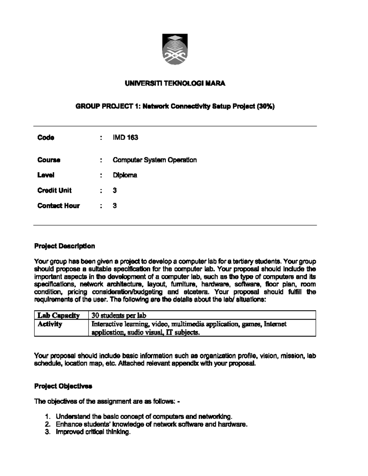 Imd 163 project 1 - none - Electronic Publishing - Studocu