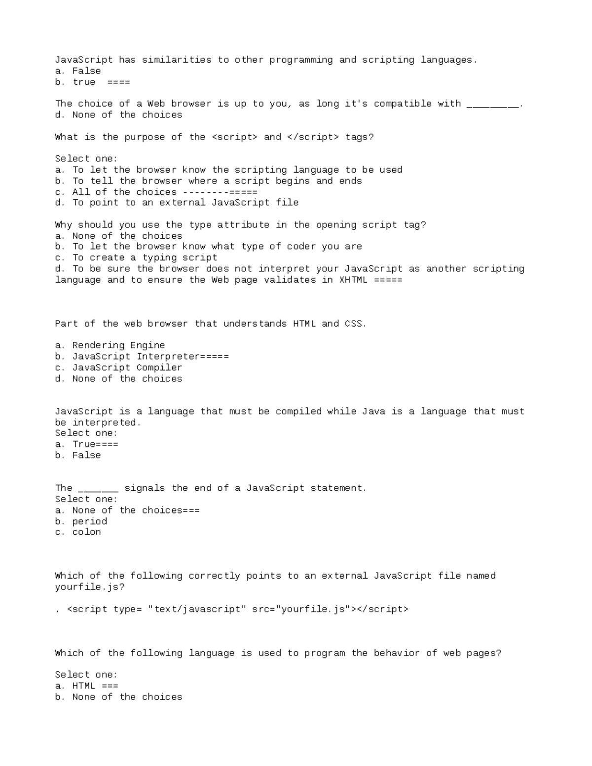 396497725 quiz 1 txt - Final examinations to the highest of the world ...