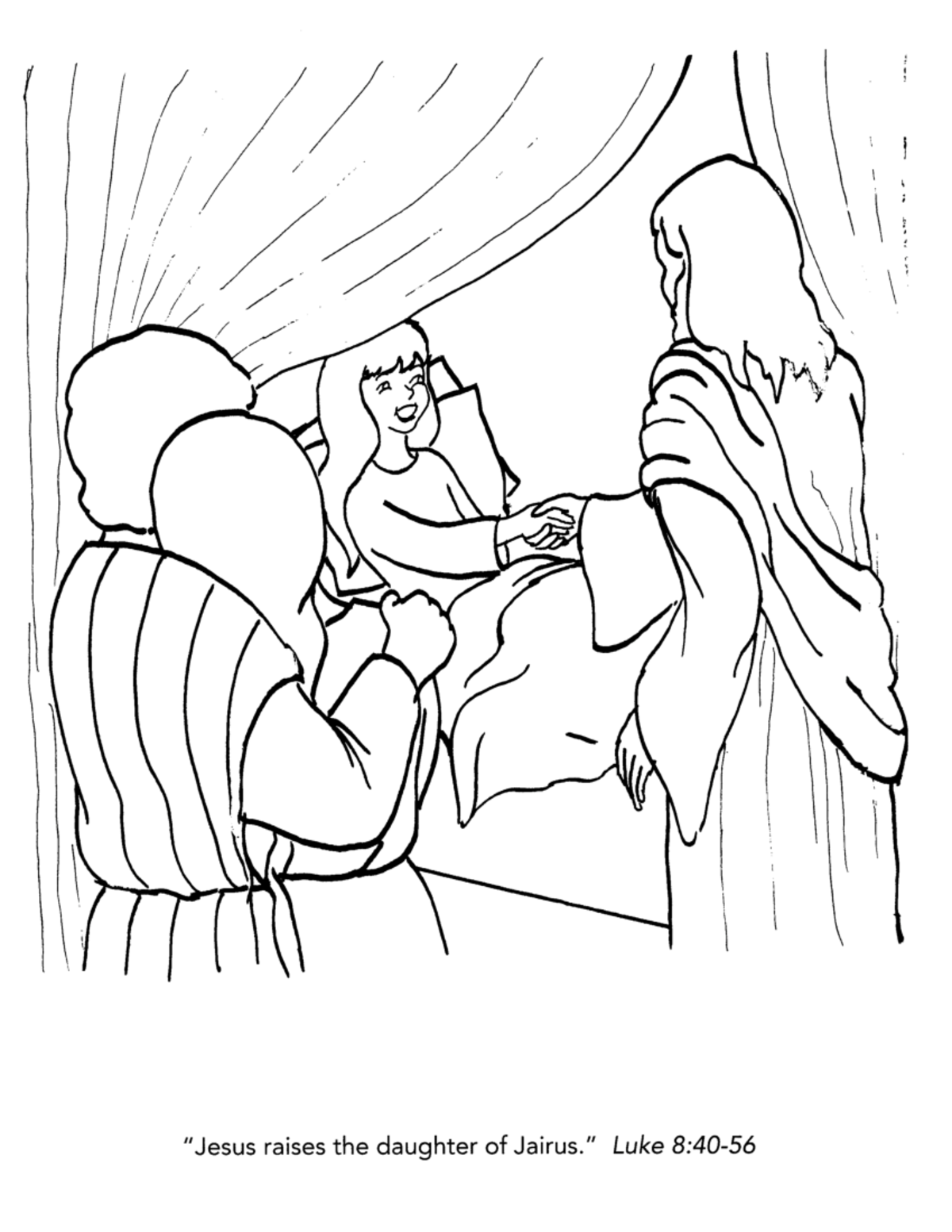 Bible Story 196 THE Daughter OF Jairus Color - Biblical Healing - Studocu