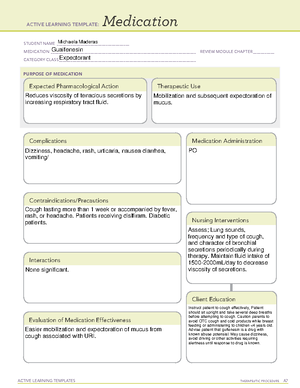 Prednisone - Drug card - ACTIVE LEARNING TEMPLATES THERAPEUTIC ...