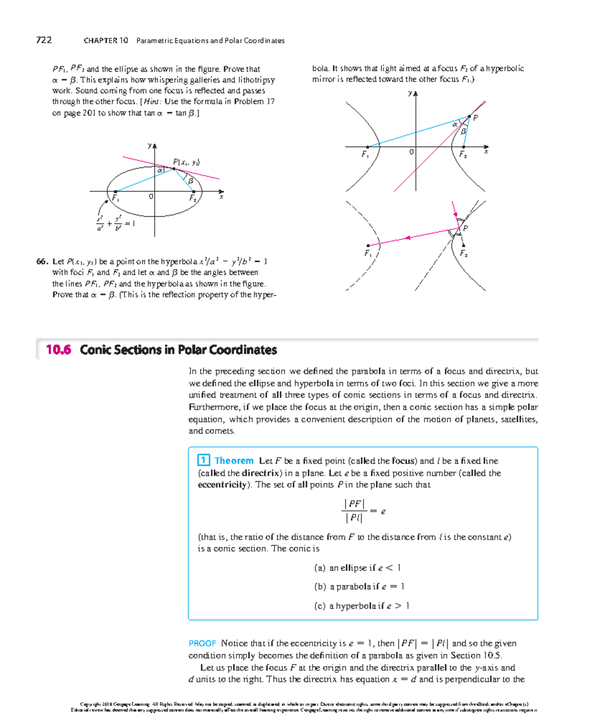 Math ch-10-6 - math work - 722 CHAPTER 10 Parametric Equations and ...