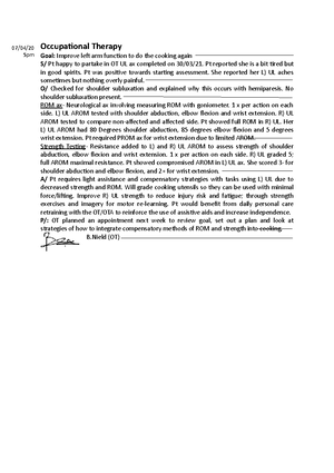 Skills demo - Open book notes - Neurological Vision Assessment STROKE ...