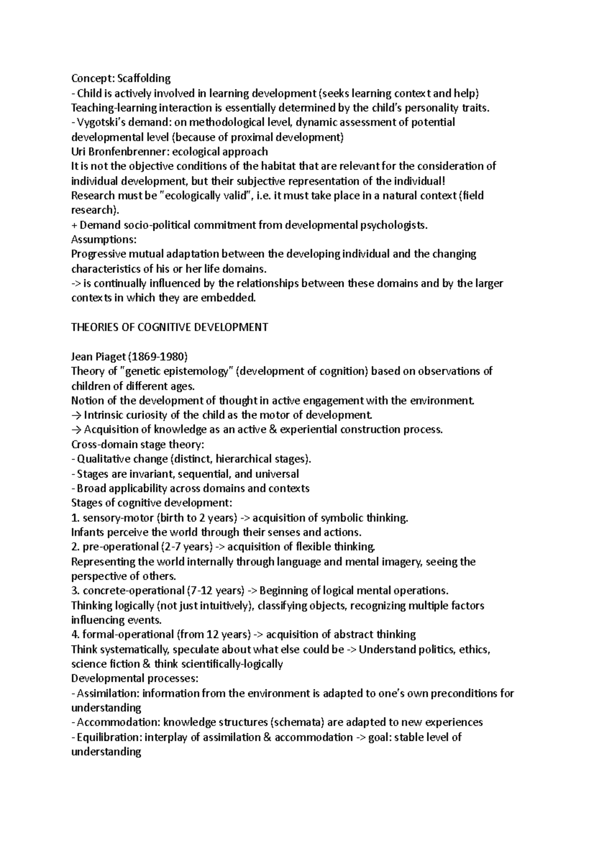 Concept - Sociology - Concept: Scaffolding Child is actively involved ...