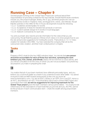 Week3 - Running case-5 Task 1 Document your approach for collecting requirements for the project ...