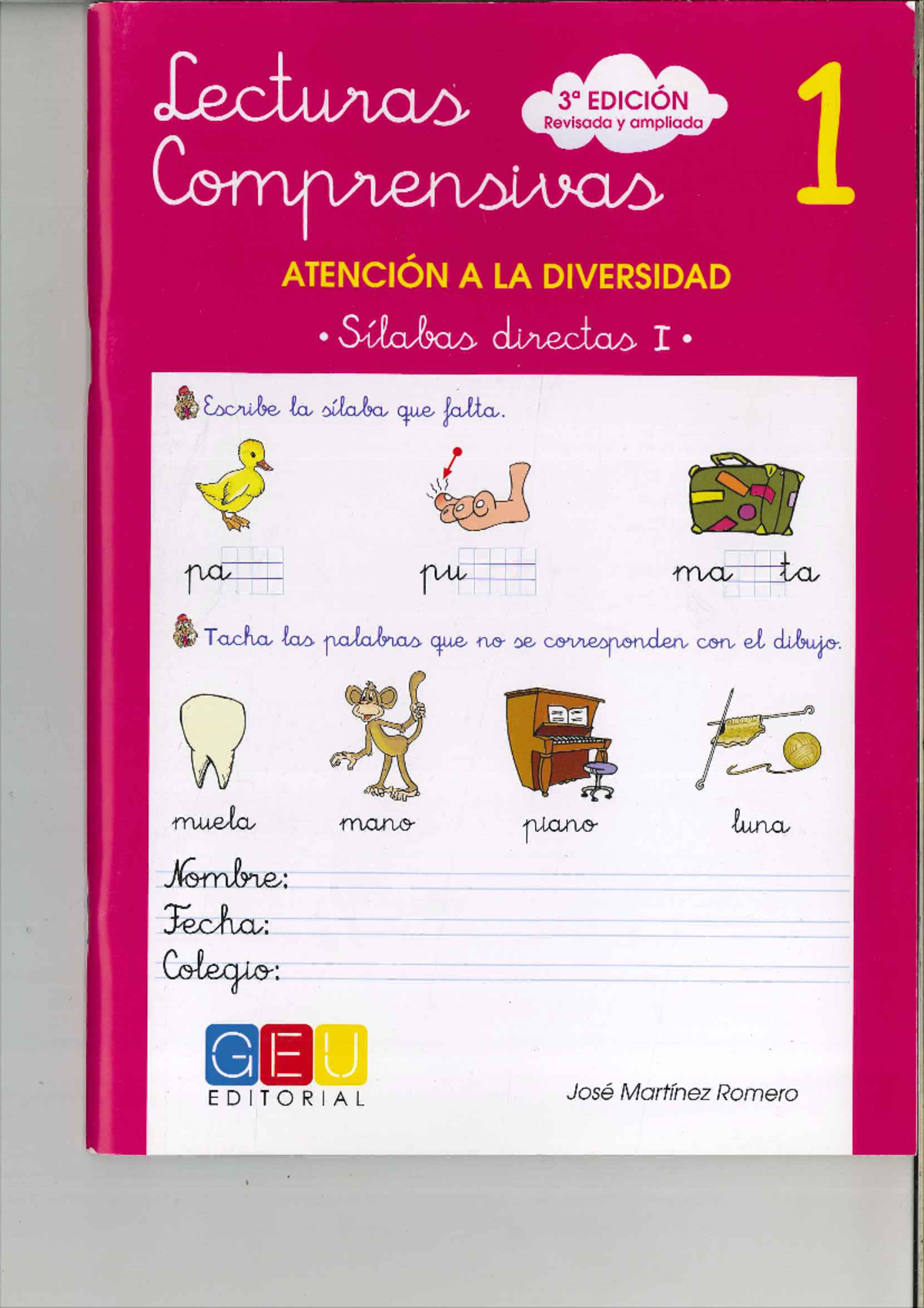 Lecturas Comprensivas 1 GEU - Lengua Castellana - Studocu