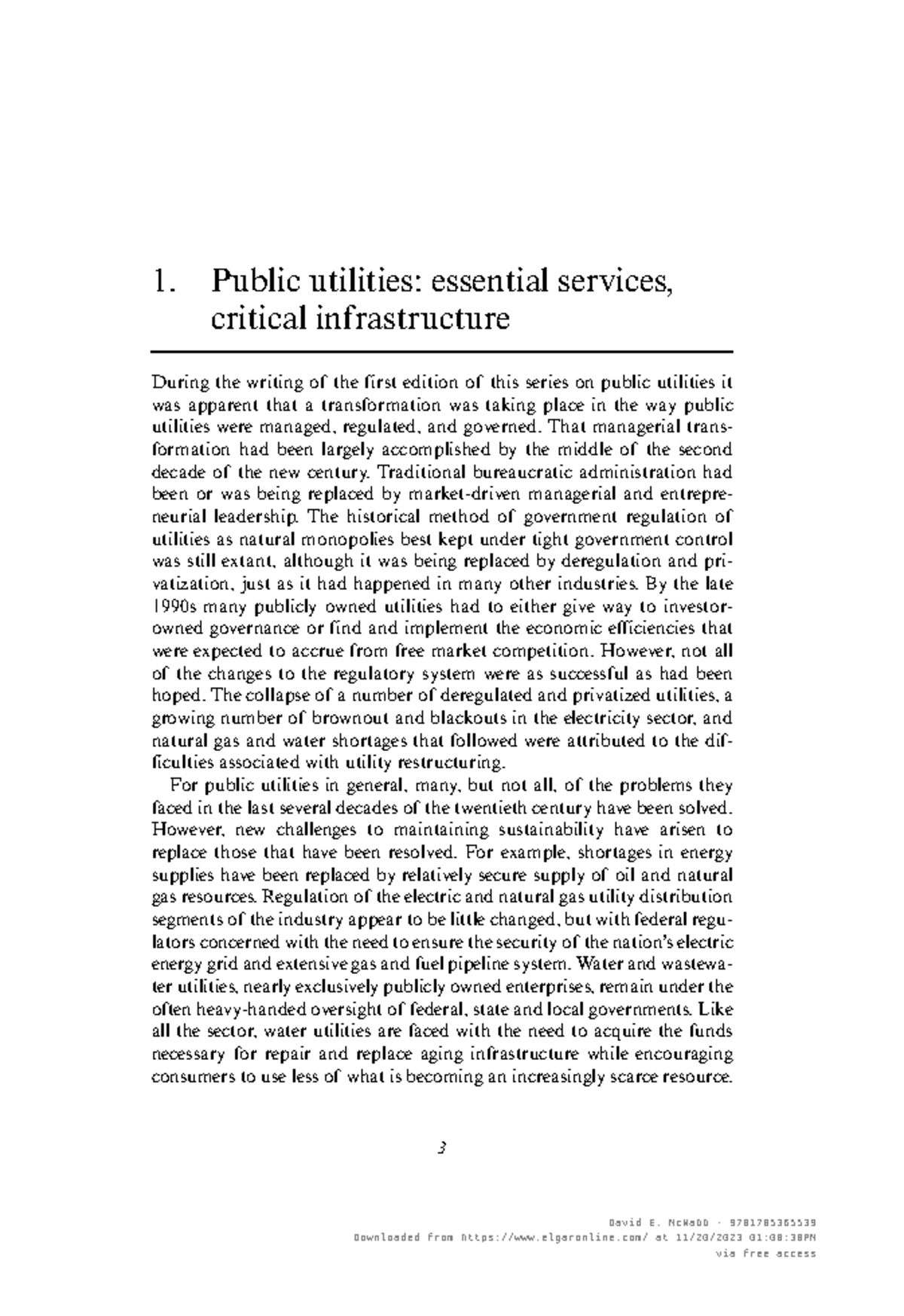 -chapter 01 - It’s simplified - 3 1. Public utilities: essential ...