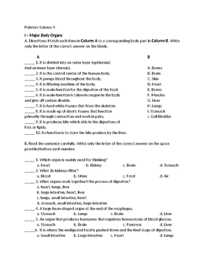 Pointers Computer 4 - None - Pointers Computer 4 Test I – Practicing ...