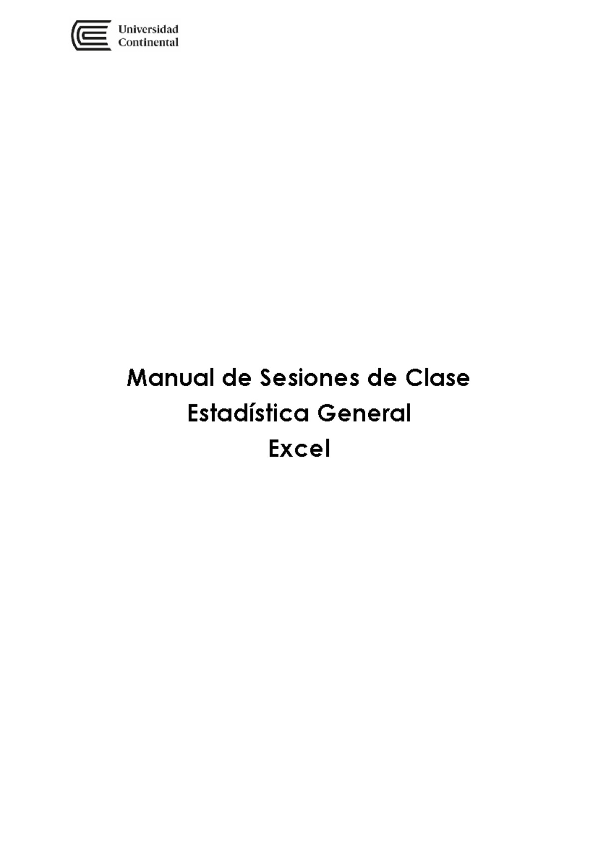 Manual Excel de Sesiones de Clase 2024 - Manual de Sesiones de Clase ...