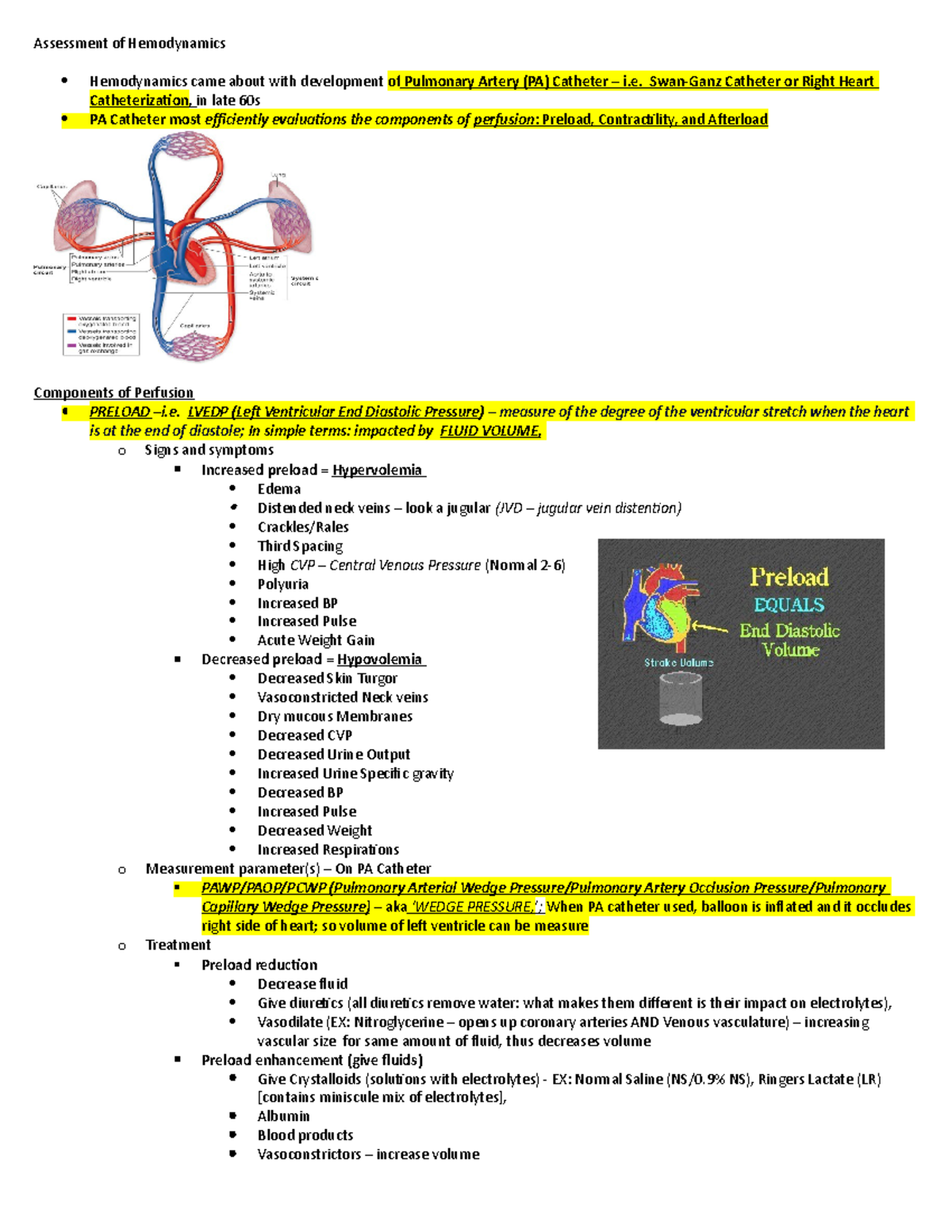 Hemodynamics - bmcc - Assessment of Hemodynamics Hemodynamics came ...