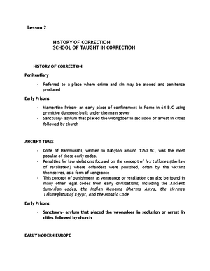 Correctional Facilities - Lesson 3 Prison Facilities: New Bilibid ...