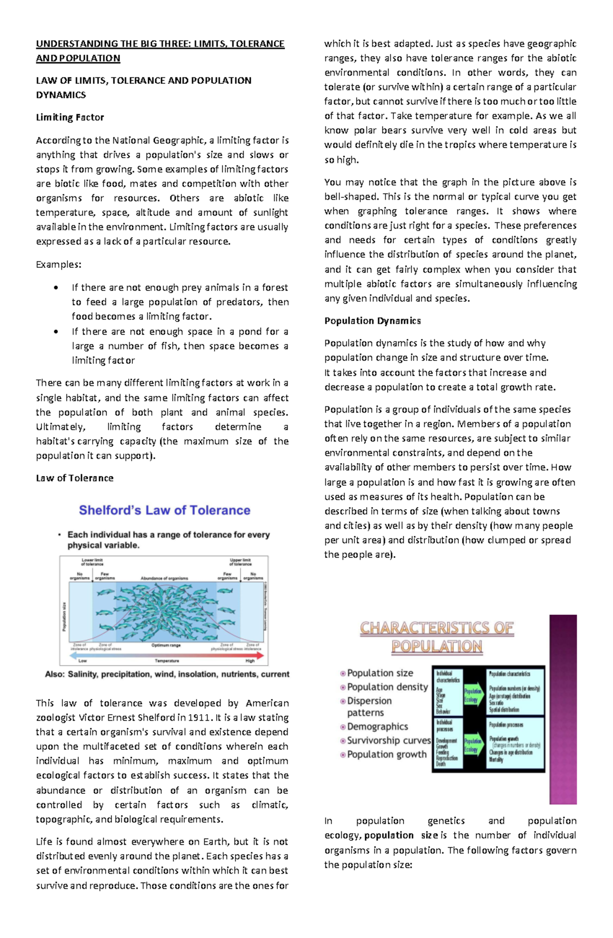 Understanding The Big Three Notes - AB Psychology - La Salle - Dasma ...