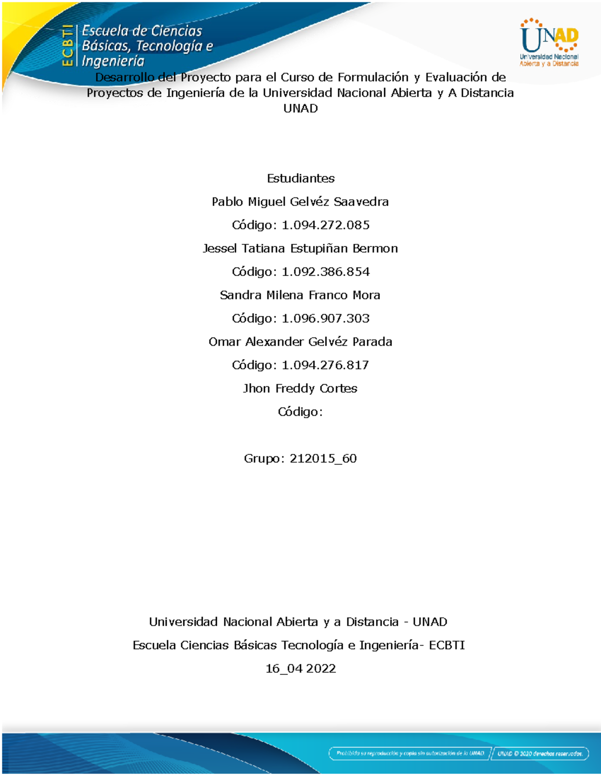 Anexo 2- Guía para el desarrollo de la actividad etapa 3 - Desarrollo del Proyecto para el Curso ...