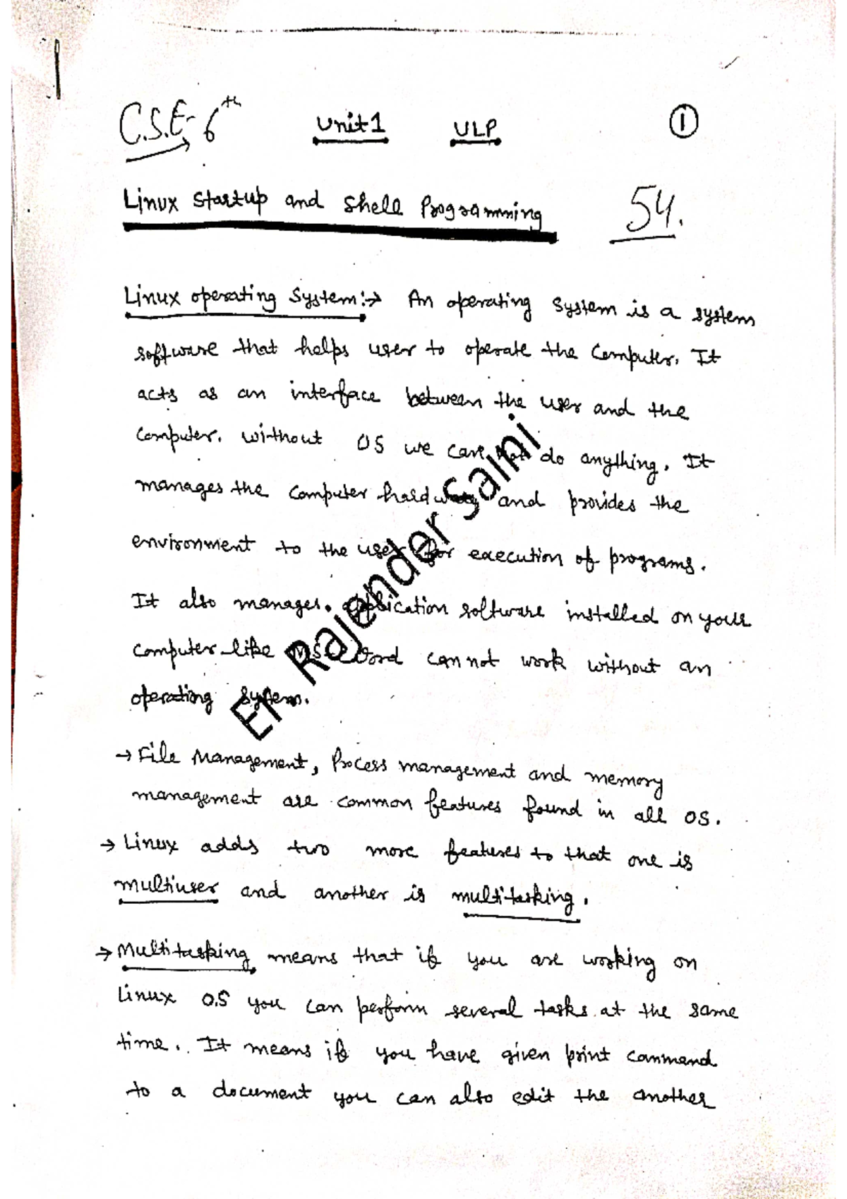 ULP Unit-1 - MBA - Studocu