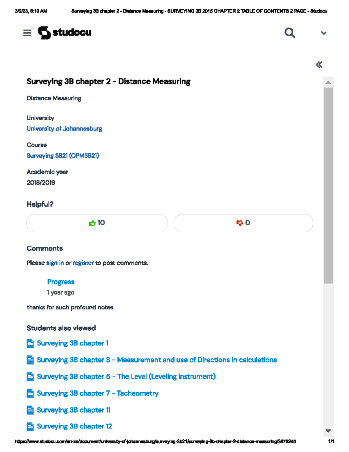 Leveling - Civil Engineering - Studocu