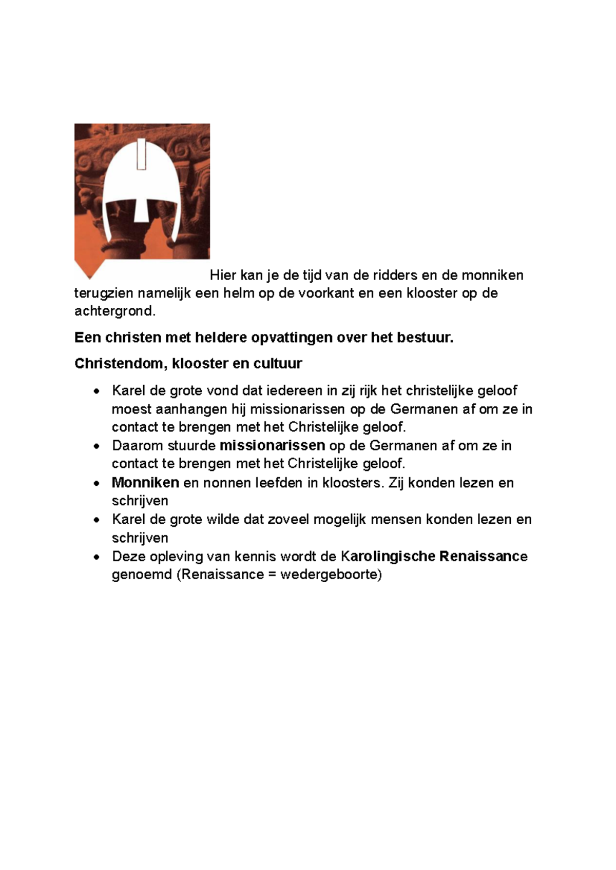 8D913A28 - Dfgy - Hier kan je de tijd van de ridders en de monniken ...