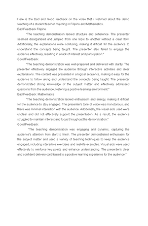 Activity 1 Induction TO Teaching Internship - Activity 1 INDUCTION TO ...