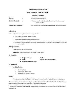4as-LP - Lesson planning - 4 A’s Model Approach All lesson plan formats ...