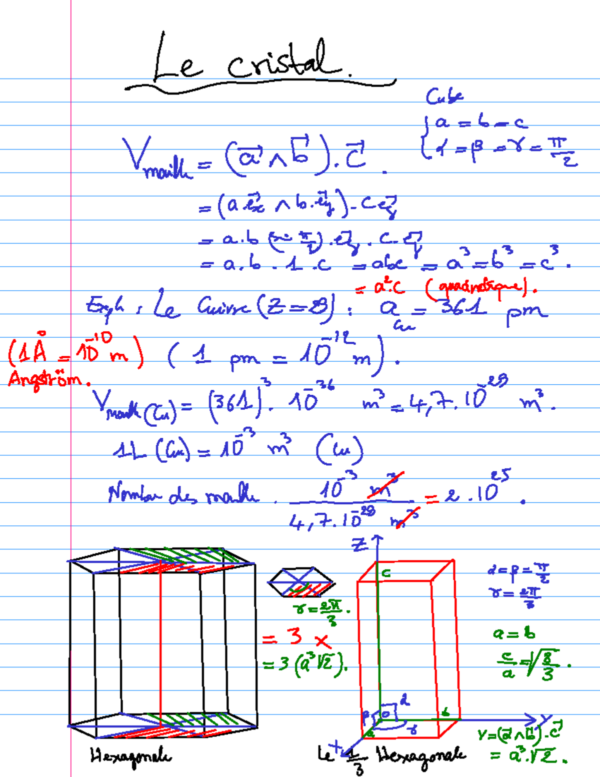 Cristallogrphie - Cristallographie - Studocu