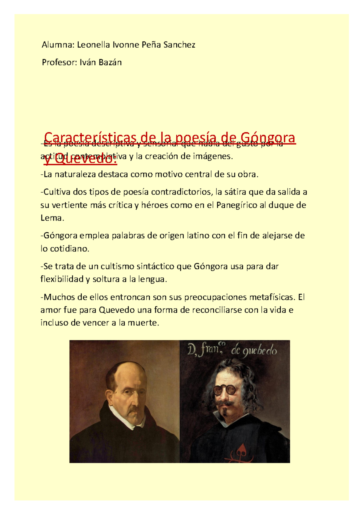 Caracteristicass de la poesia de gongora y quevedo -Es la poesía ...